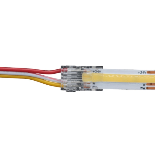 Złączka do taśmy LED COB 3pin CCT PCB-8mm T-P dwustronna zamykana ...