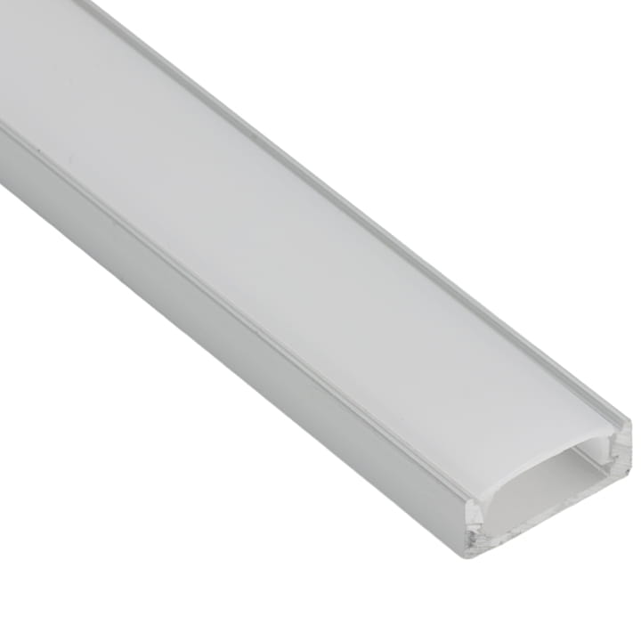 Profil do Led PN-EC1 srebrny z kloszem mlecznym 100cm - zestaw ...